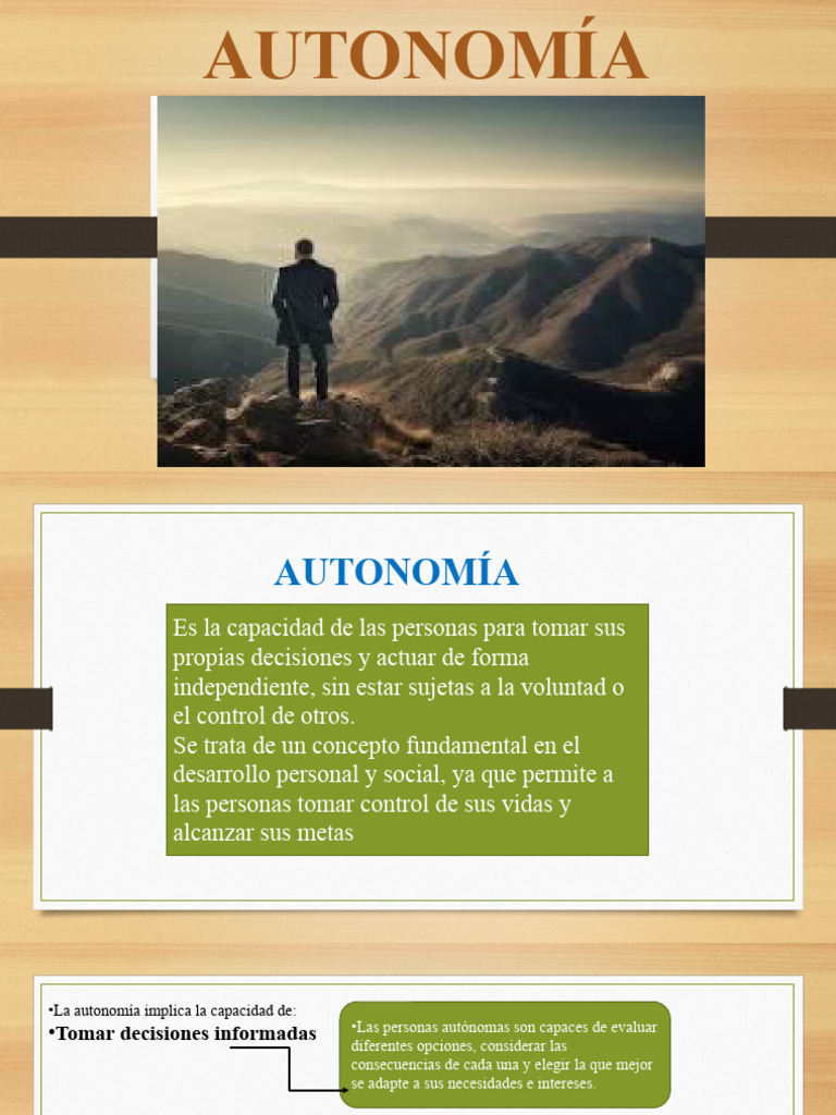 Autonomía | PDF | Autonomía | Conceptos psicologicos
