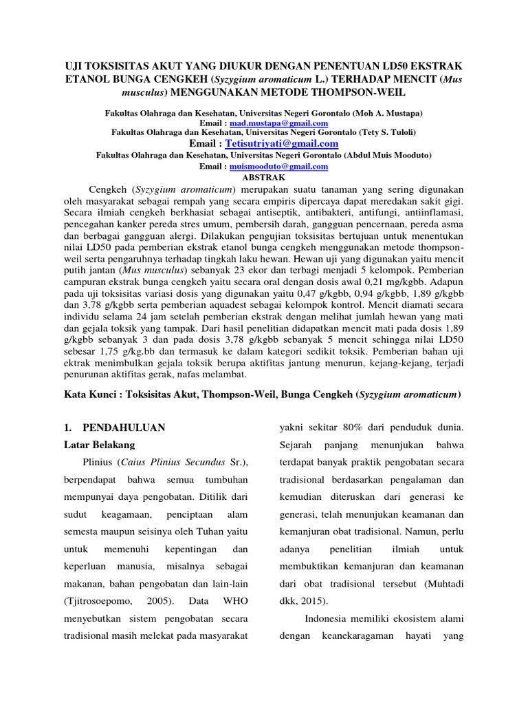 UJI-TOKSISITAS-AKUT-YANG-DIUKUR-DENGAN-PENENTUAN-LD50-EKSTRAK-ETANOL-BUNGA-CENGKEH-Syzygium ...