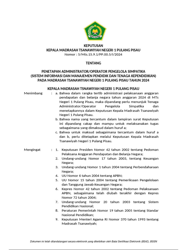 SK Simpatika 2024 | PDF