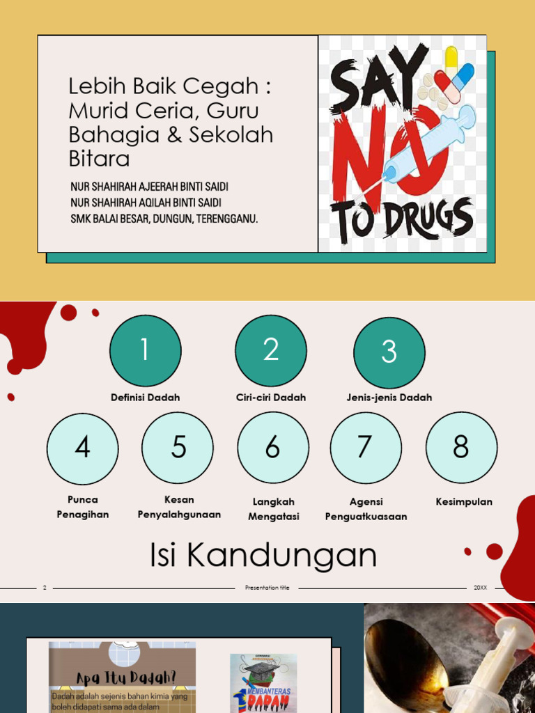 Kempen Anti Dadah 2023 | PDF