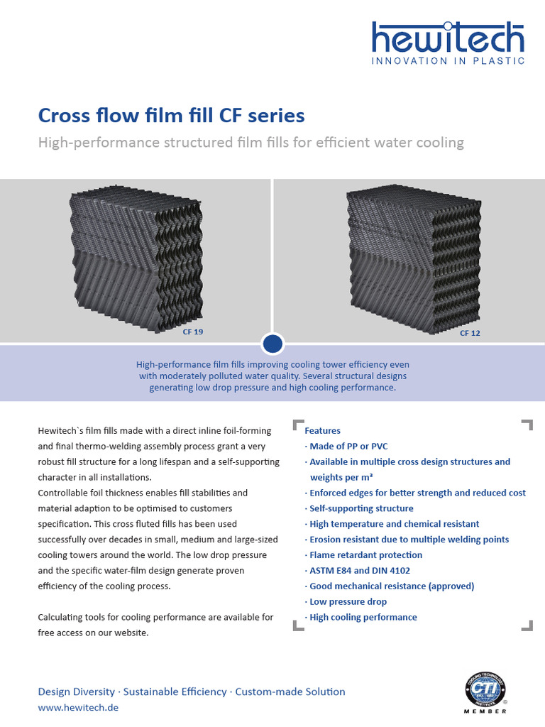 CT02 Cross Flow Film CF Series CT 25.01. | PDF | Polyvinyl Chloride | Materials