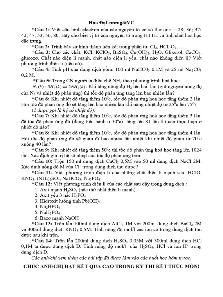 Đề Cương Hvc Hhc | PDF