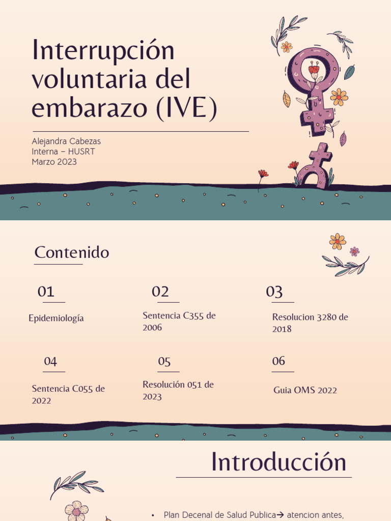 Revision IVE | PDF | Aborto | El embarazo