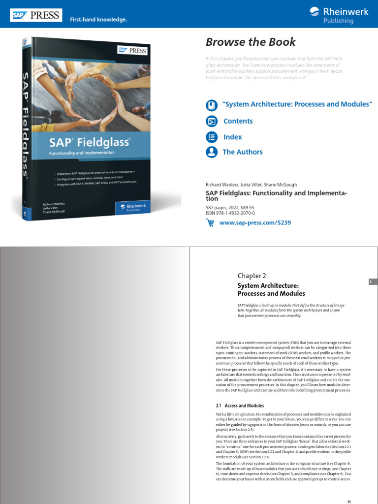 Reading Sample Sap Press Sap Fieldglass (1) | PDF | Supply Chain ...