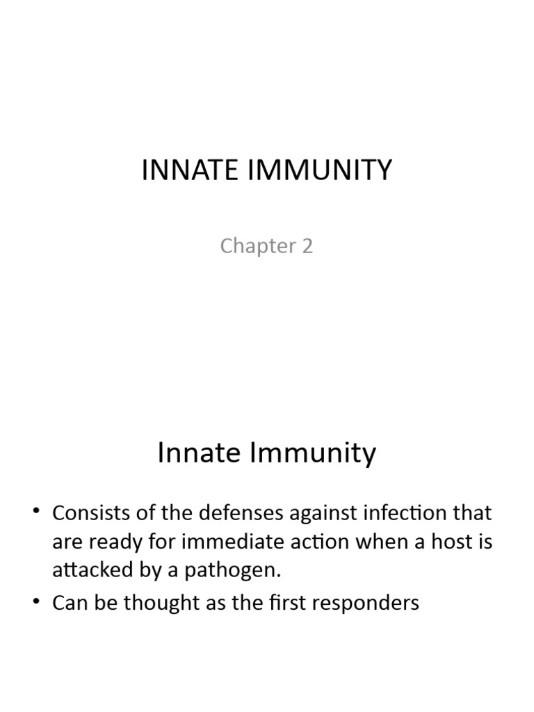 Understanding Innate Immunity Functions | PDF | Innate Immune System ...