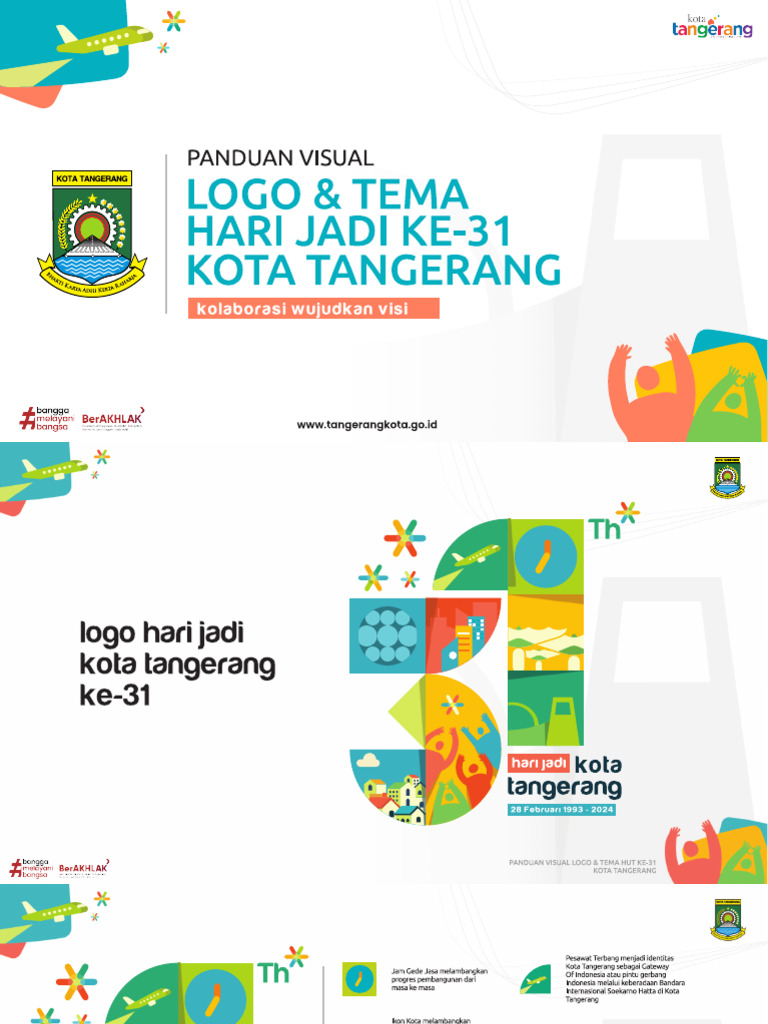 Panduan Logo Hut 31 Kota Tangerang | PDF