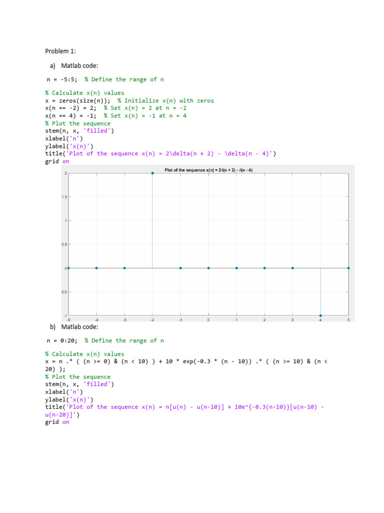 Tutorial 1 | PDF | Function (Mathematics) | Matlab