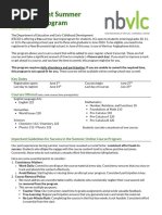 TDSB Summer School Programs 1 Page Summary - 4 Options (Summer 2025) | PDF