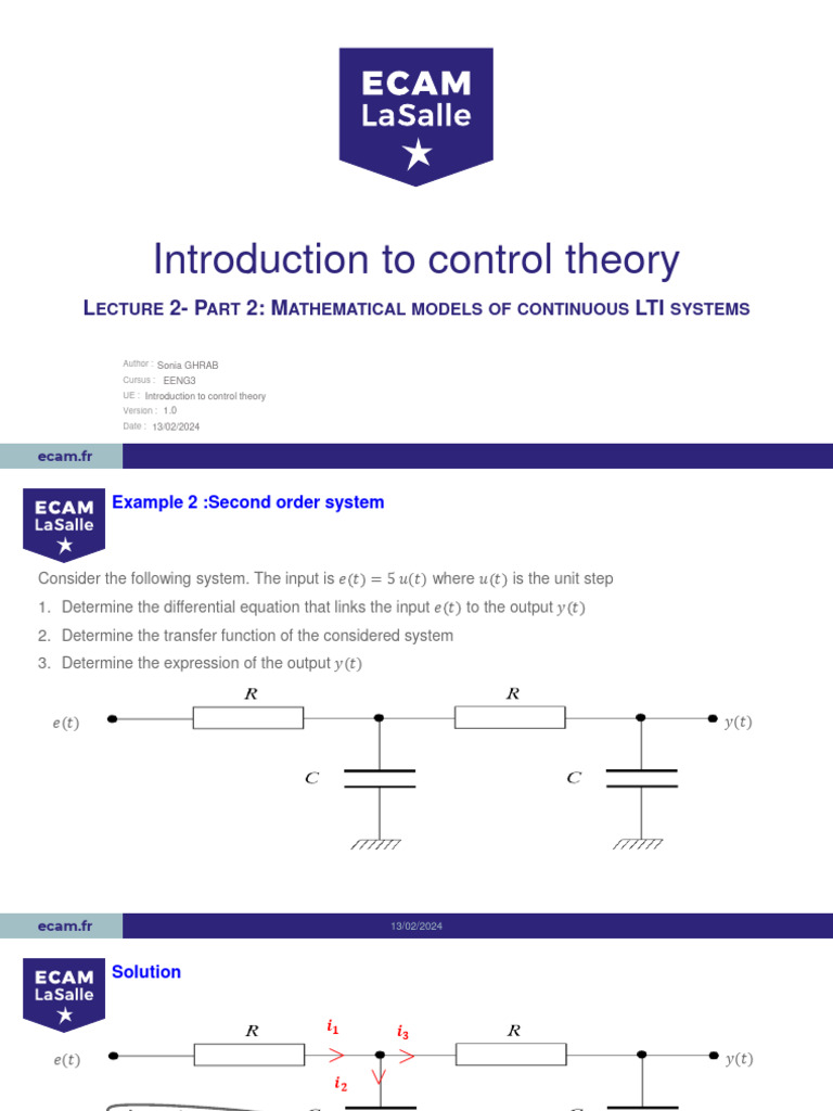 Lecture2 Part 2 | PDF | Laplace Transform | Applied Mathematics