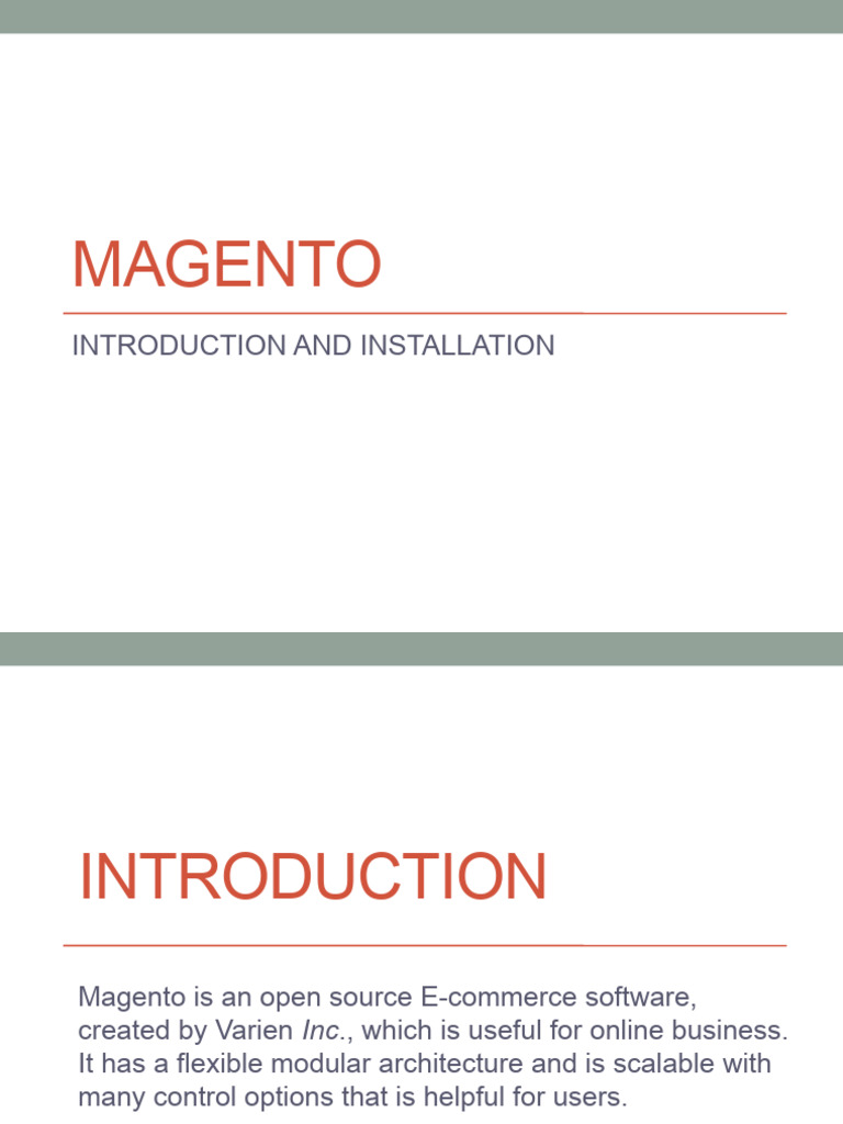 MAGENTO | PDF | Magento | Php