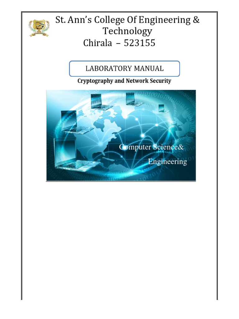 CNS C Manual | PDF | Cipher | Encryption