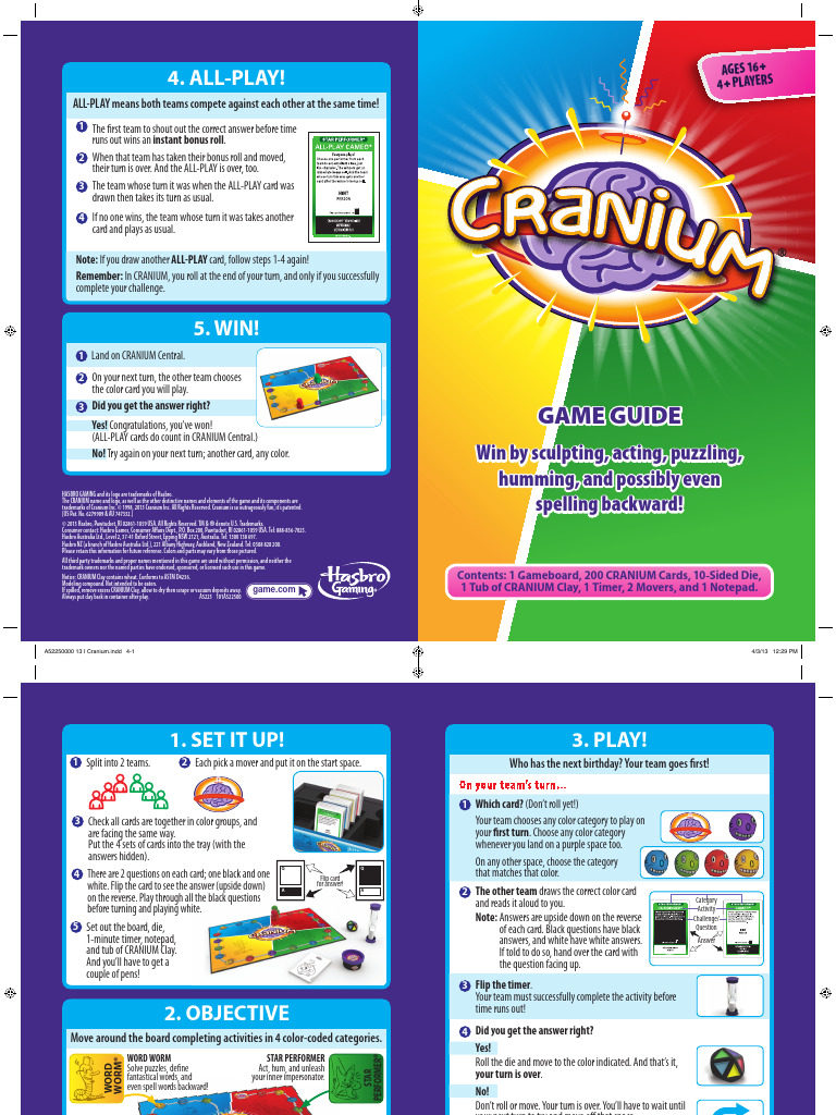 A5225 Es-Pe Cranium-Game | PDF