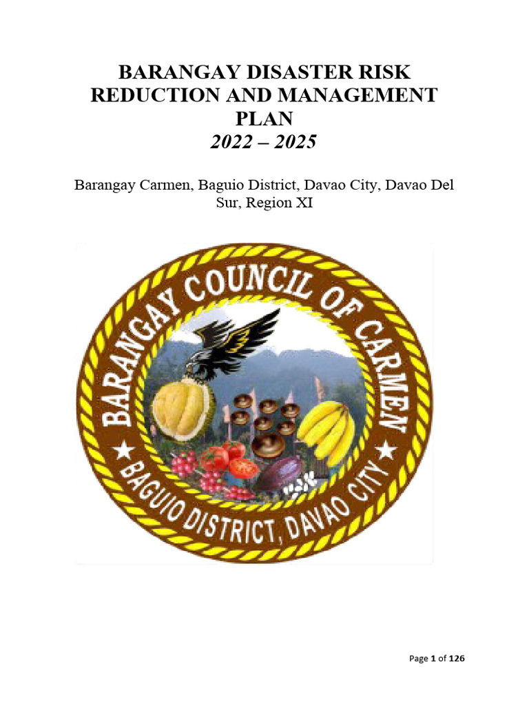 BDRRM Book Final Najud | PDF | Disaster Risk Reduction | Emergency ...