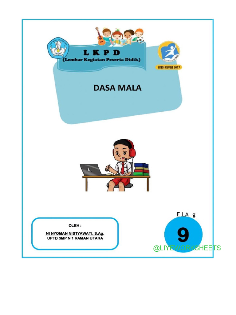 LKPD Dasa Mala | PDF