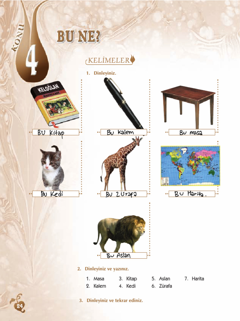 Ebru Turkce Ogretim Seti1 | PDF