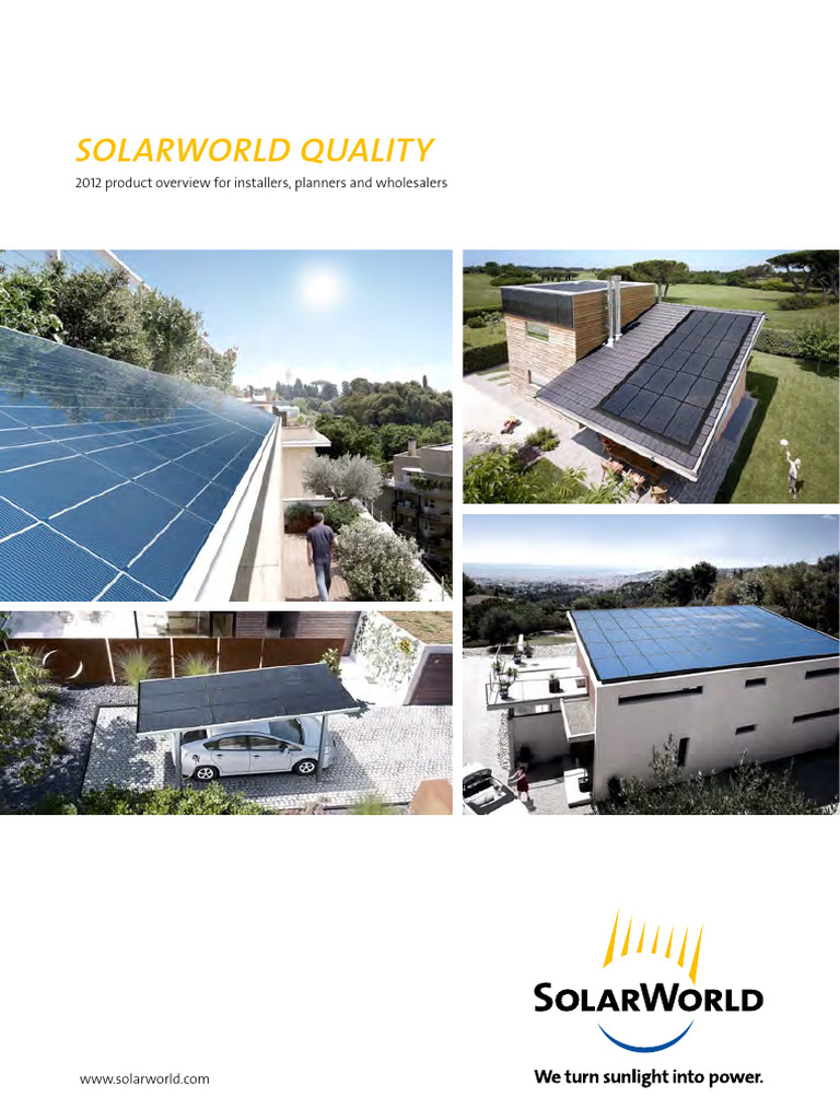 Solarworld Tam Pin Mat Troi 0510928 | PDF | Roof | Solar Power