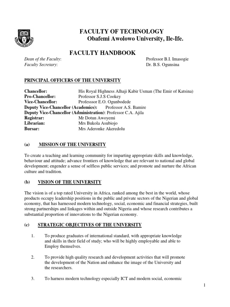 Tech Handbook | PDF | Course Credit | Academic Degree