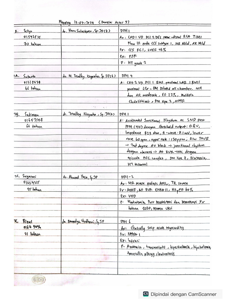Mapping 17 Juli 2024 Pdf