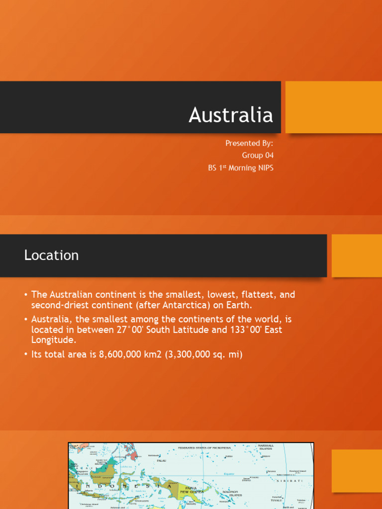 Geography Presentation | PDF | Cereals | Australia