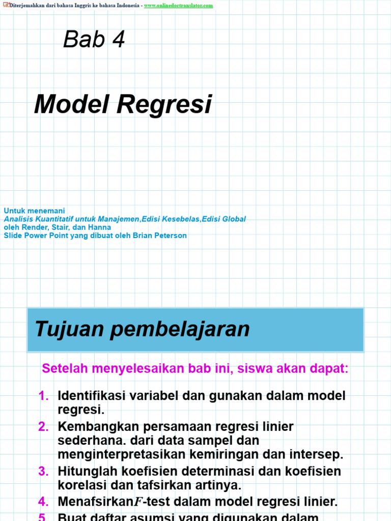 Analisis Kuantitatif Chapter 4.en - Id | PDF