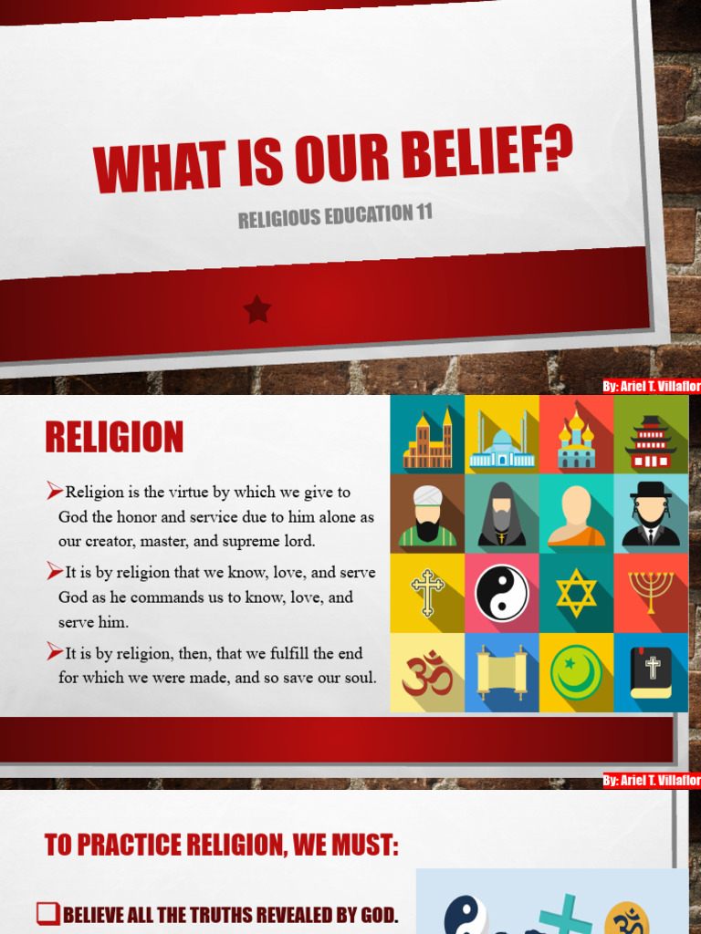 5-What Is Our Belief | PDF | God | Systematic Theology