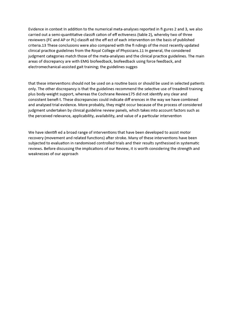 Stroke Is A Common Global Health Intervention | PDF