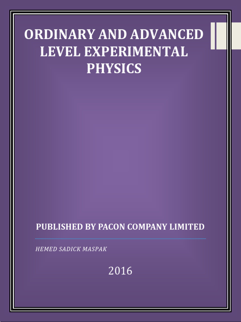 Physics Practicals | PDF | Pendulum | Observational Error