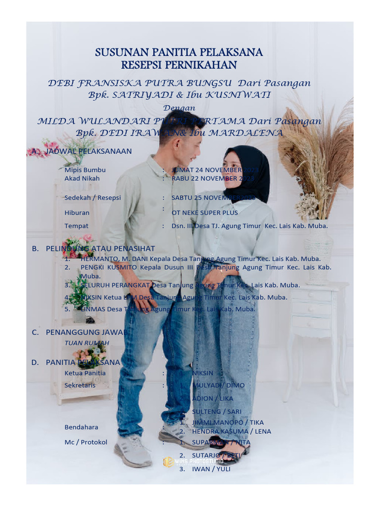 Susunan Panitiia Debi | PDF | Perjalanan