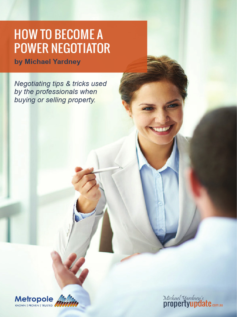 How to Become a Power Negotiator | PDF | Negotiation | Sales