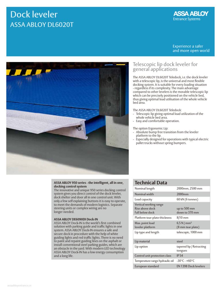 2.assa Abloy DL6020T en 2019 L | PDF | Vehicles | Traffic Light