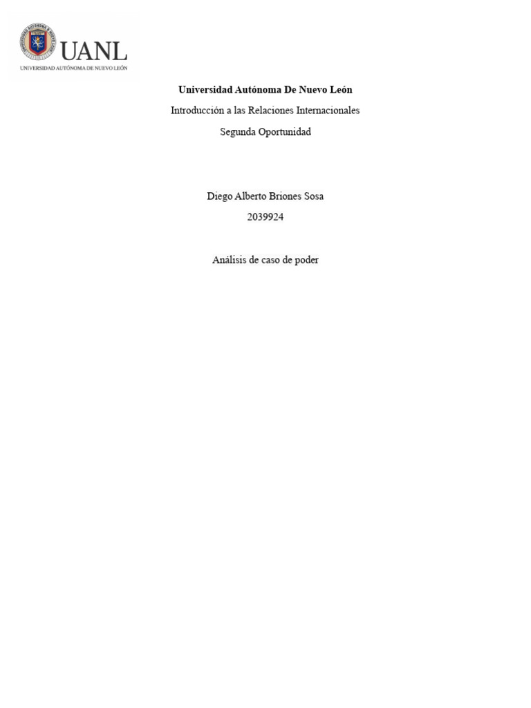6-Análisis de Caso de Poder | PDF | Poder duro | Poder suave