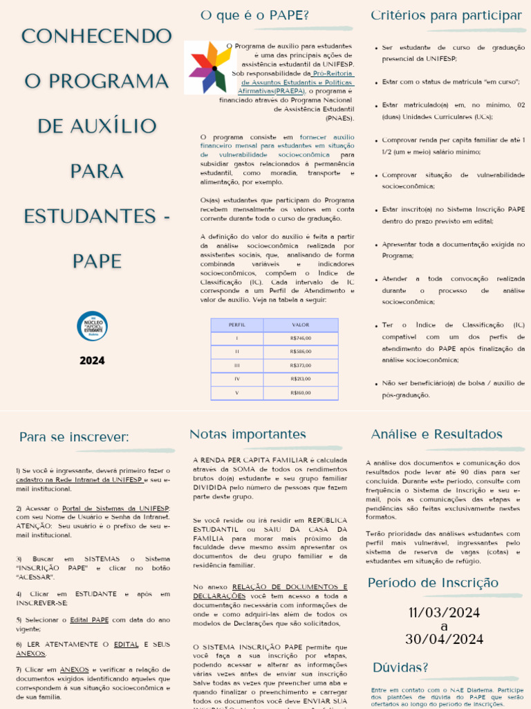 Folder PAPE 2024 | PDF