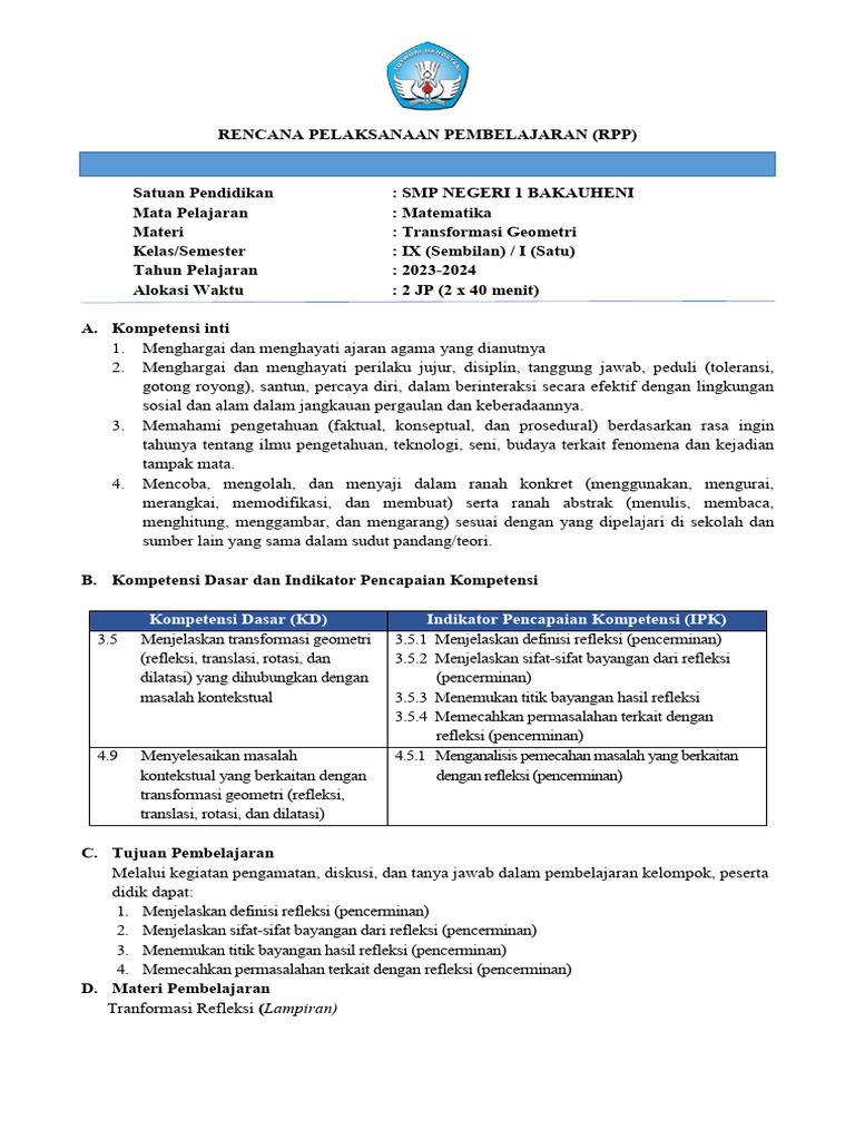 RPP Berdiferensiasi Dan PSE - Sony Kukuh | PDF | Karier & Perkembangan | Seni