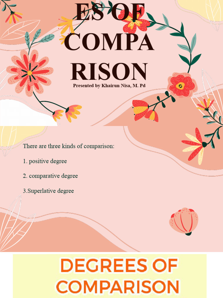 Degrees of Comparison | PDF | Linguistic Typology | Language Families