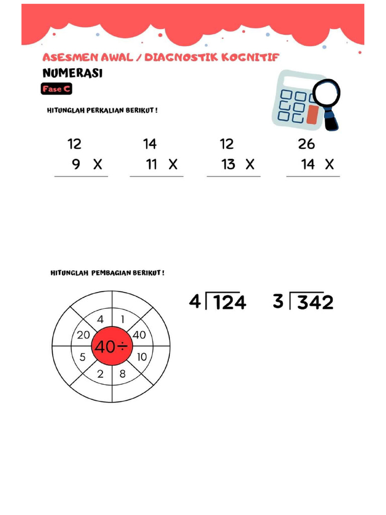 Asesmen Diagnostik MTK | PDF