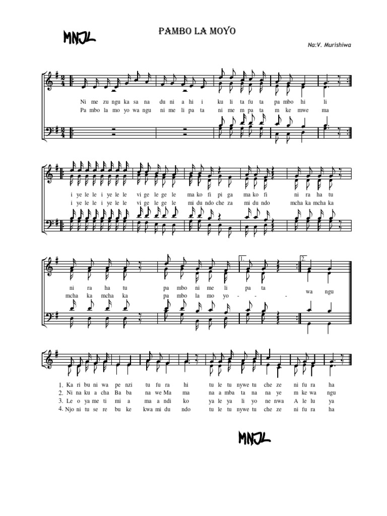 Pambo La Moyo | PDF