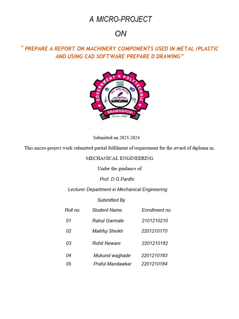 CAD REPORT | Download Free PDF | Gear | Computer Aided Design