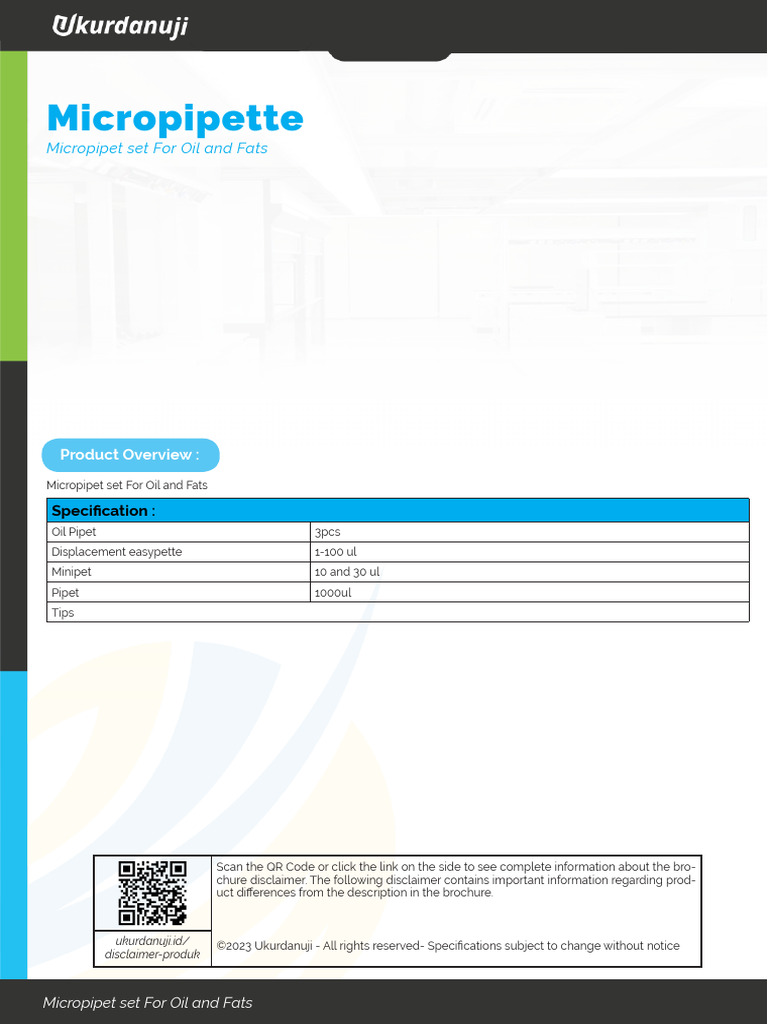 Micropipet Set For Oils And Fats Pdf
