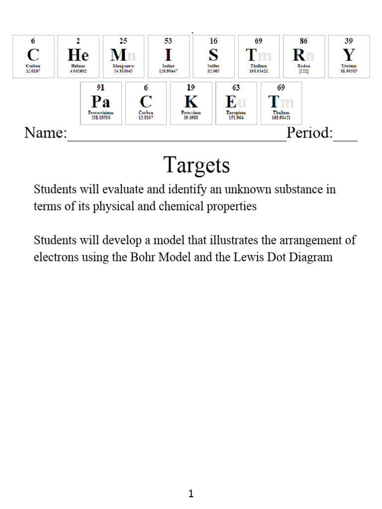 Bohr Model Practice | PDF