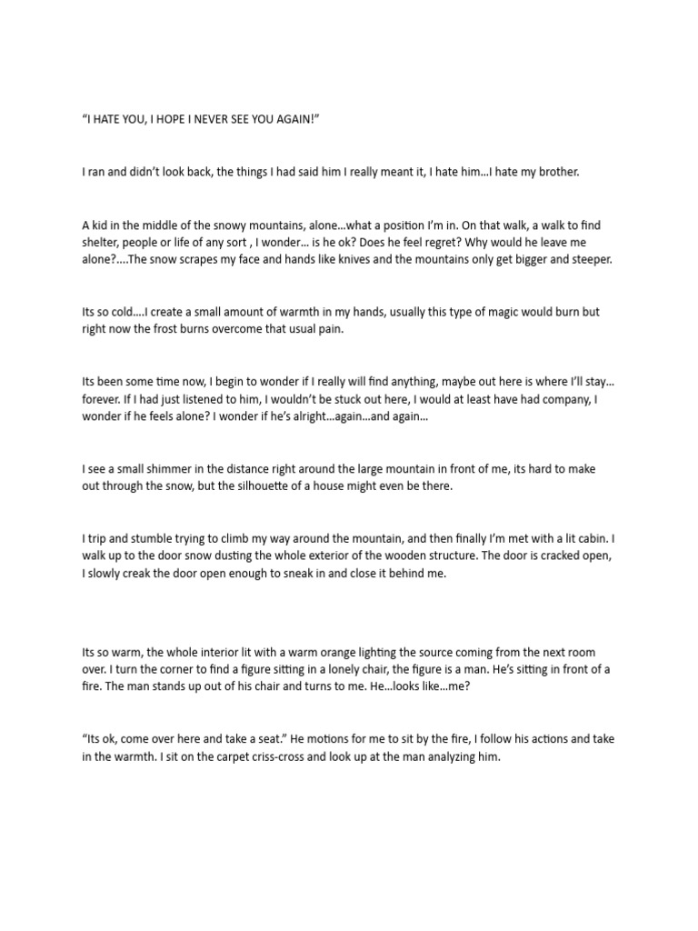 Travis Core Backstory | PDF