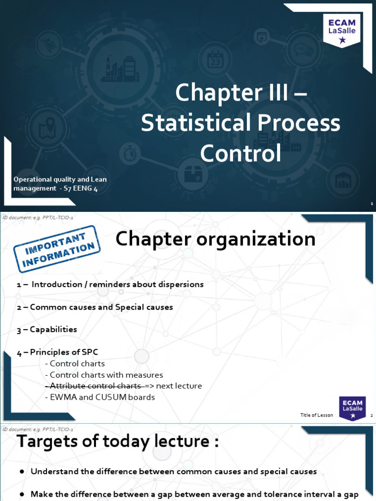Module III - Statistical Process Control | PDF | Engineering Tolerance ... Module III - Statistical Process Control | PDF | Engineering Tolerance ...