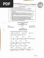 SSN Entrance Exam Math Test Paper | PDF | Euclidean Geometry ...