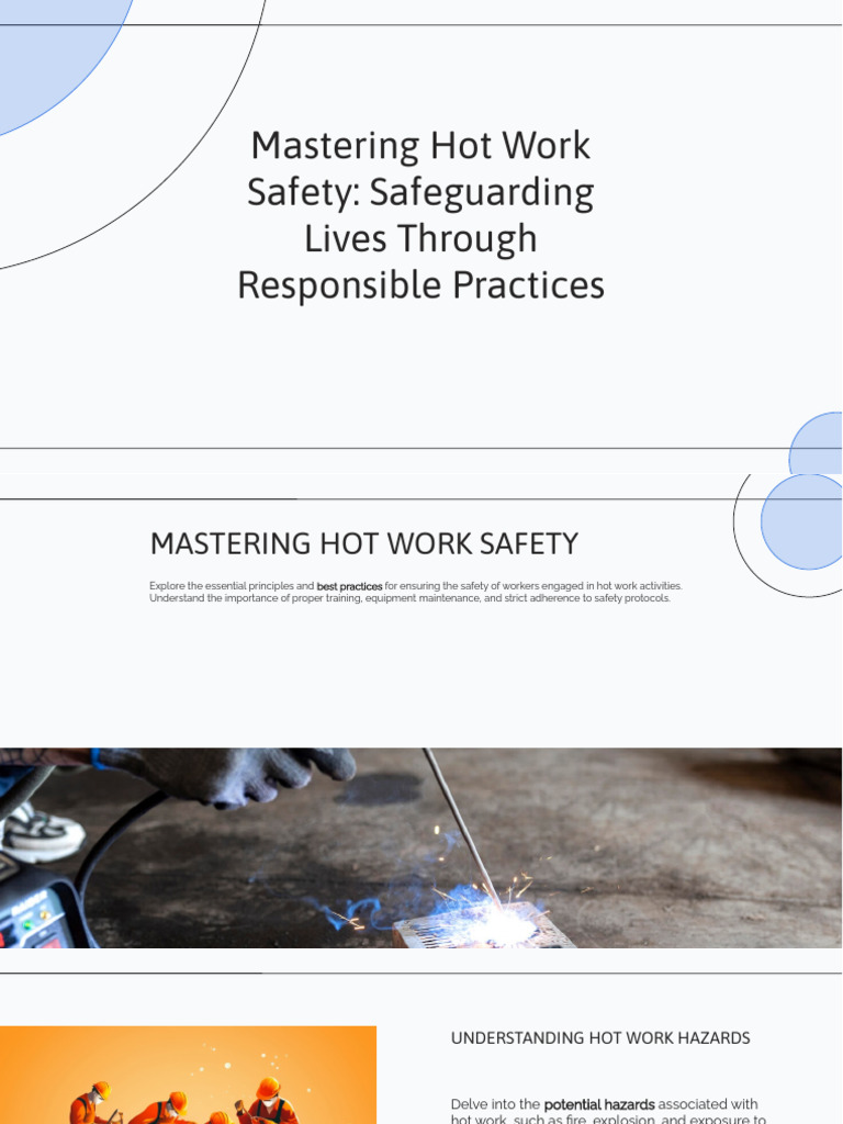 Slidesgo Mastering Hot Work Safety Safeguarding Lives Through Responsible Practices ...
