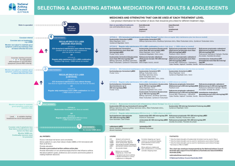 Asthma Meds Guide for Adults & Teens | PDF | Asthma | Health Care
