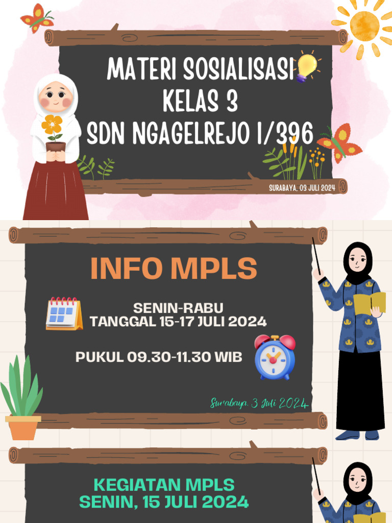 Kegiatan MPLS Kelas 3 SDN Ngagelrejo | PDF