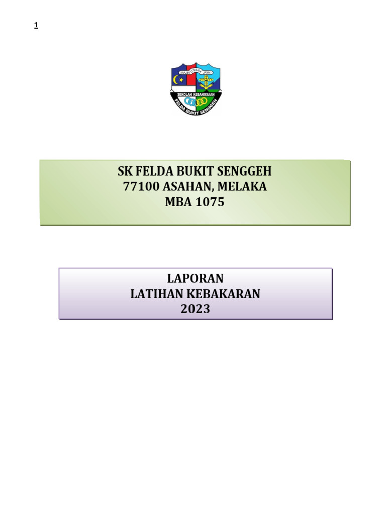 Laporan Kebakaran Pdf