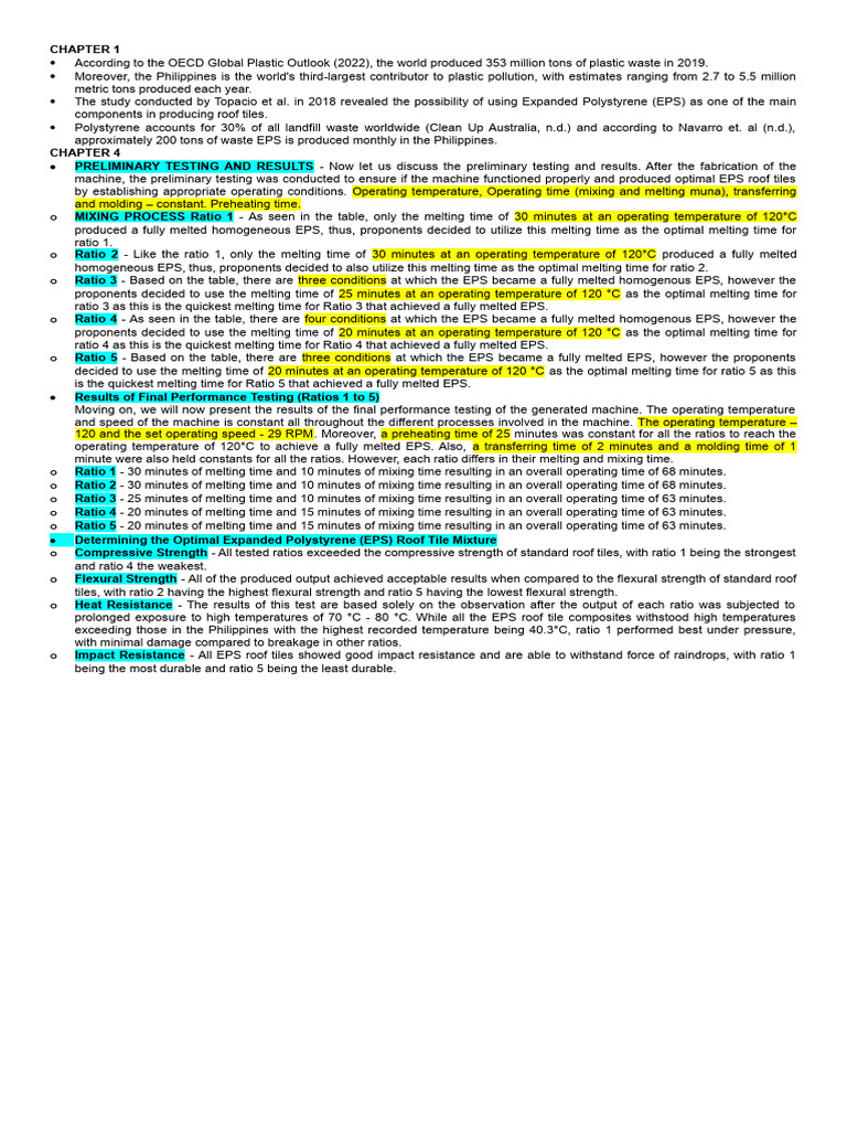 PENA CHEAT SHEET | PDF | Plastic | Roof