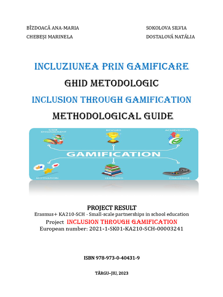 Ghid Metodologic - Inclusion Through Gamification | PDF | Learning | Educational Technology