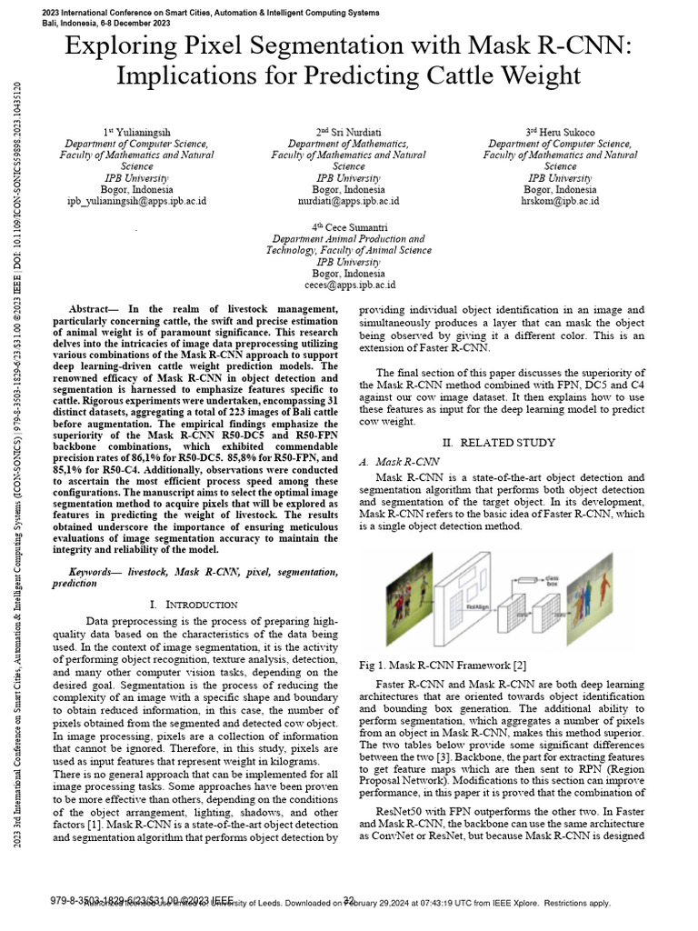 Exploring Pixel Segmentation With Mask R-CNN Implications For ...