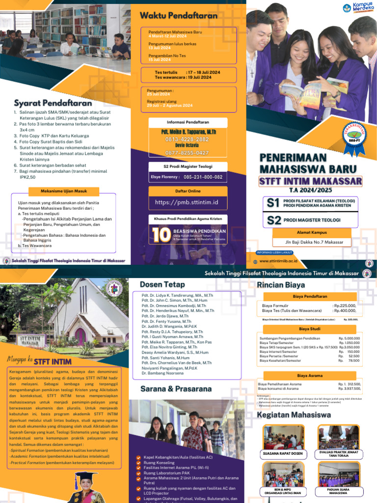 Brosure STFT INTIM Makassar 2024 | PDF